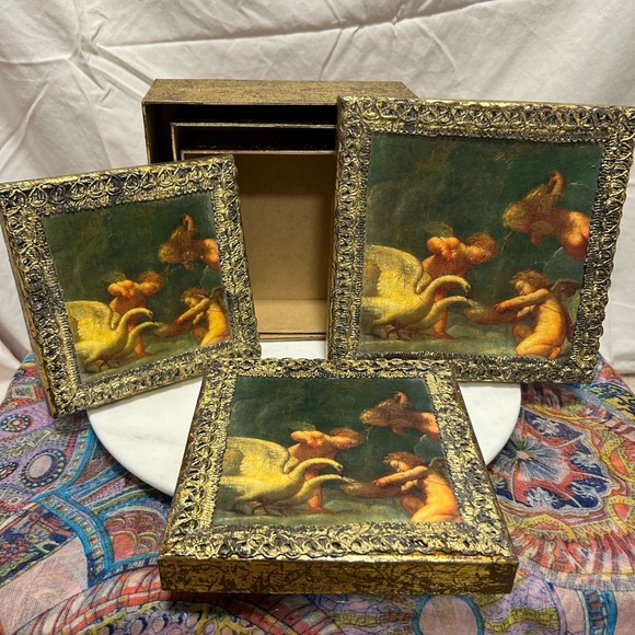 Vintage | Storage & Organization | Nesting Boxes Cardboard With ...